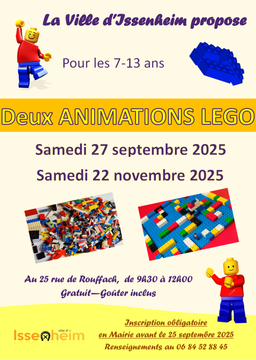 ANIMATIONS LEGO 2025 - Issenheim